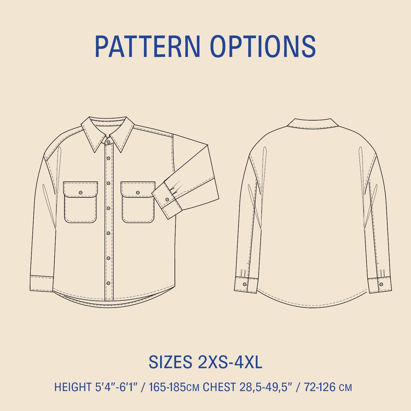 Heavy shirt sewing pattern – Northwest Yarns